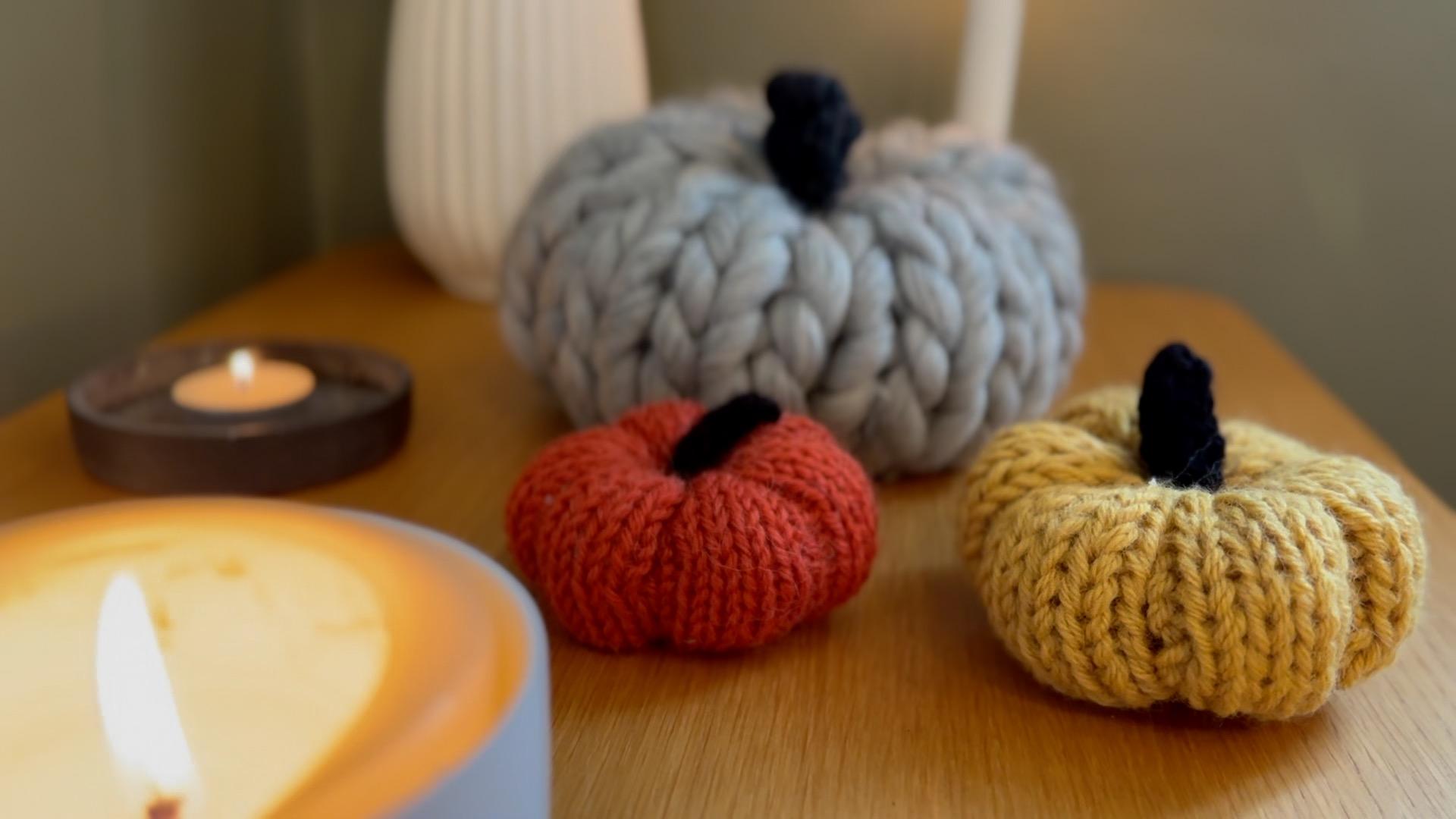 Gratis strikkeoppskrift: Hvordan strikke gresskar?