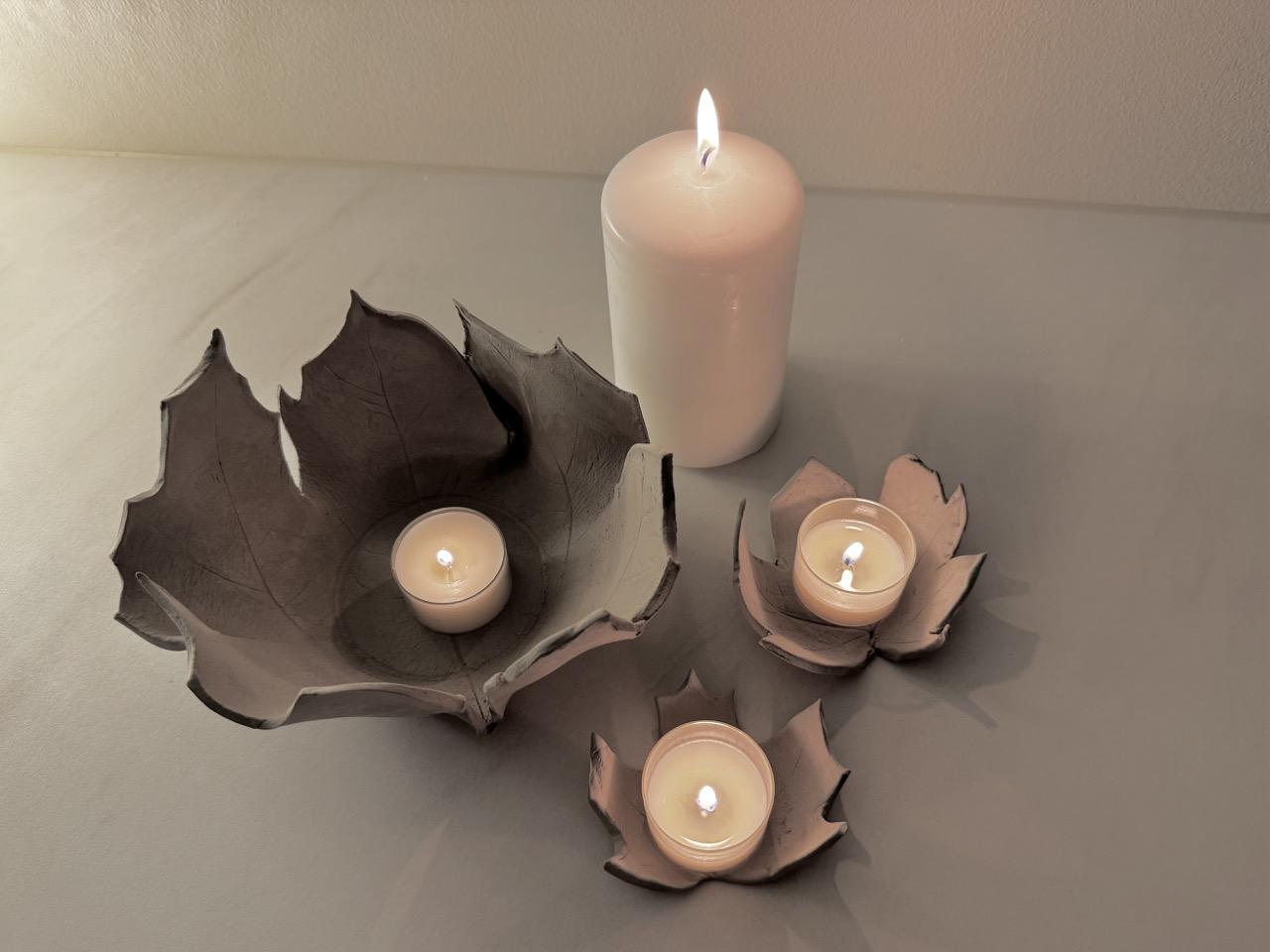 DIY: Hvordan lage boller og telysholdere av selvtørkende leire
